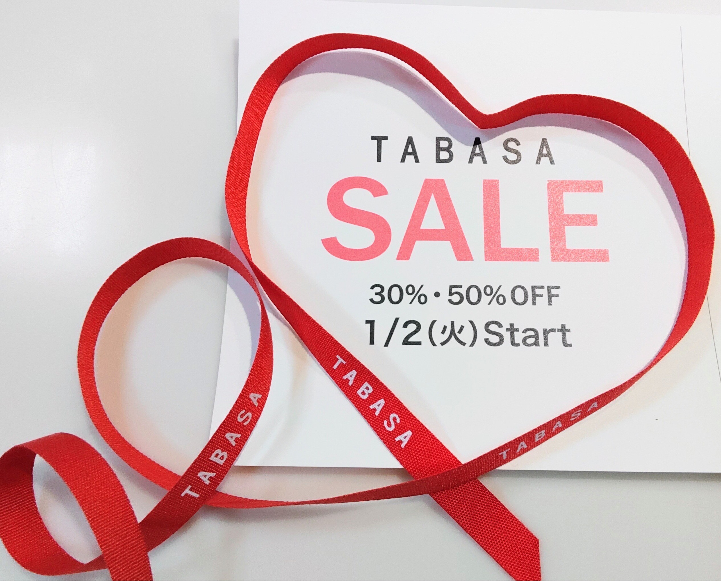 [TABASA ] セールのお知らせ♪ | ショップブログ | 東急百貨店 さっぽろ店